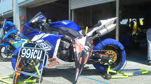 Bikeshop-icu | icu racing team ヤマハ YZF-R1 Evo RN24J 神楽ちゃん号 整備 メンテナンス カスタム 点検 修理 2014年1月1日